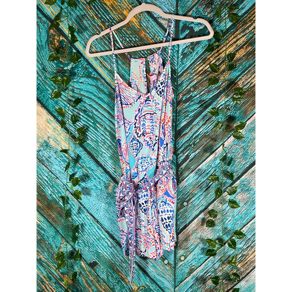 Lilly Pulitzer Blue & Neon Shell Me About It Sea Shel… - Gem